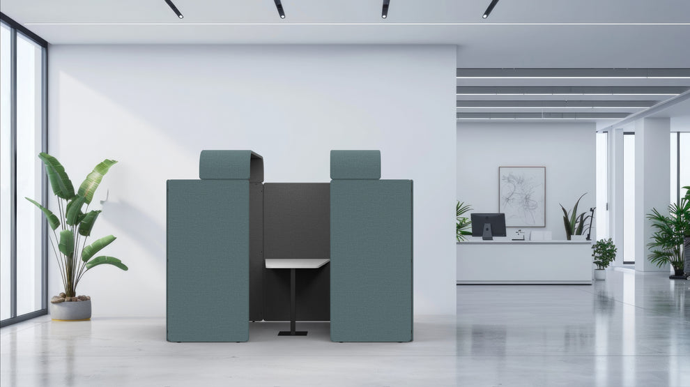 AirSpace™ Lounge 4-Seater Meeting Booth with Canopy – CO Designs