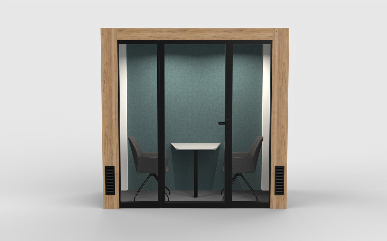 QuickPod™ - 2-Seater Meeting Pod (Small) - 2400L x 1200W x 2400H – CO ...