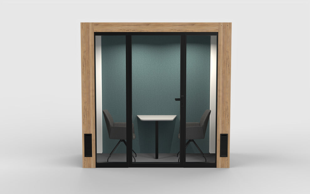 QuickPod™ - 2-Seater Meeting Pod (Small) - 2400L x 1200W x 2400H – CO ...