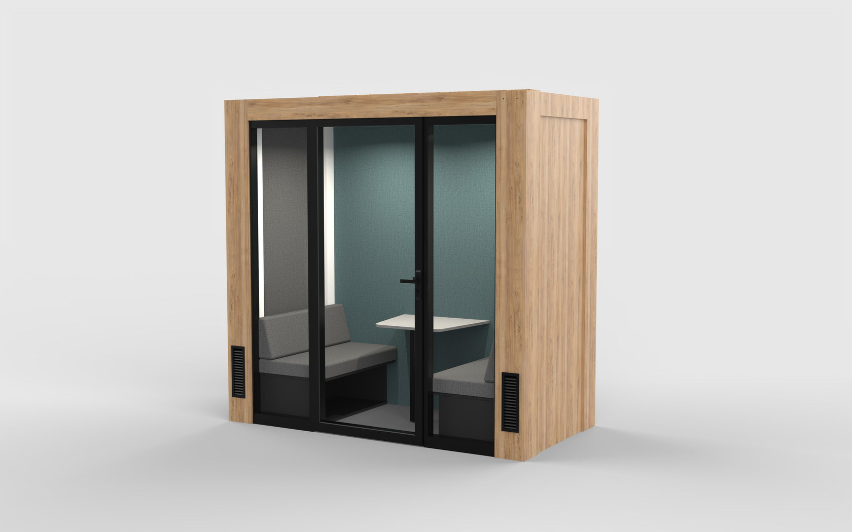 QuickPod™ - 2-Seater Meeting Pod (Small) - 2400L x 1200W x 2400H – CO ...