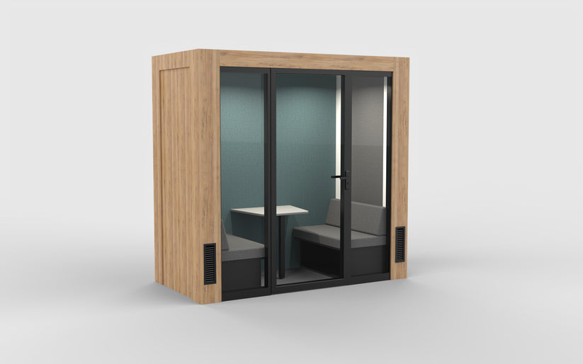 QuickPod™ - 2-Seater Meeting Pod (Small) - 2400L x 1200W x 2400H – CO ...