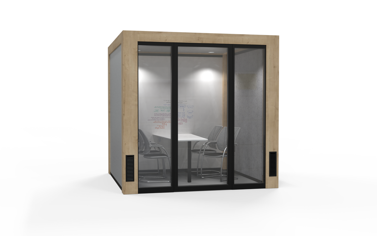 QuickPod - 4-Seater Pod Room - 2400L x 2400W x 2400H – CO Designs
