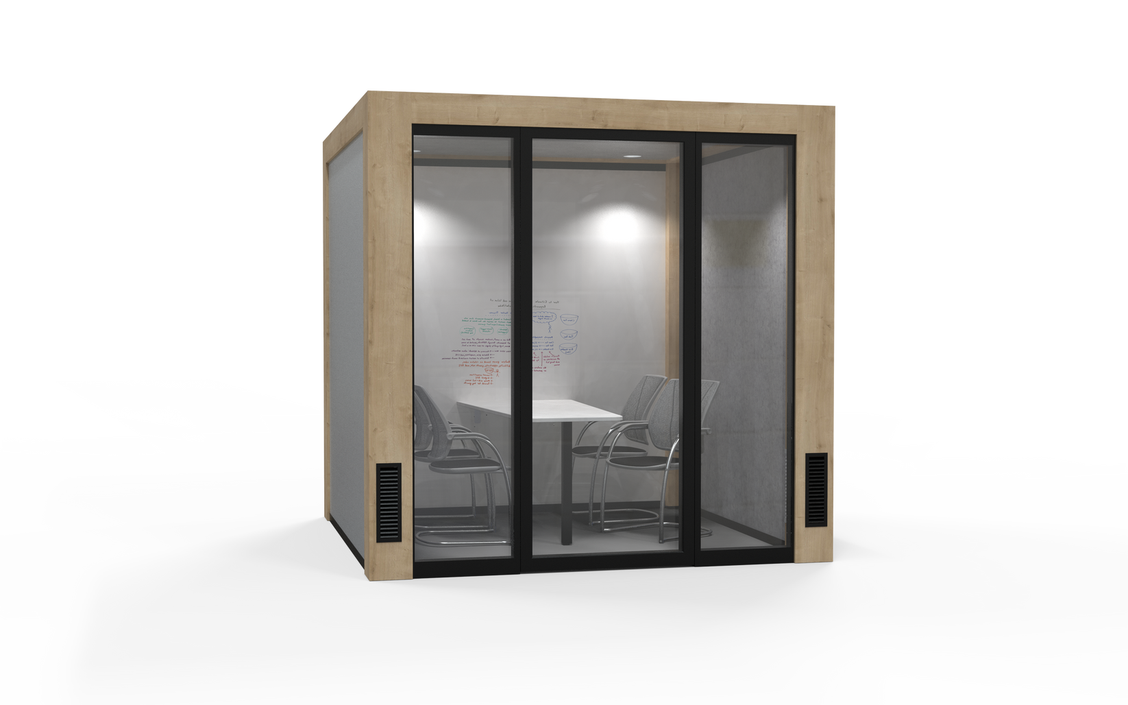 QuickPod - 4-Seater Pod Room - 2400L x 2400W x 2400H – CO Designs